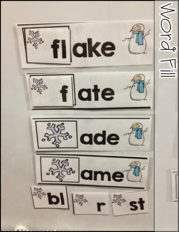 Winter Literacy Activities for Centers or Small Group Instruction ...