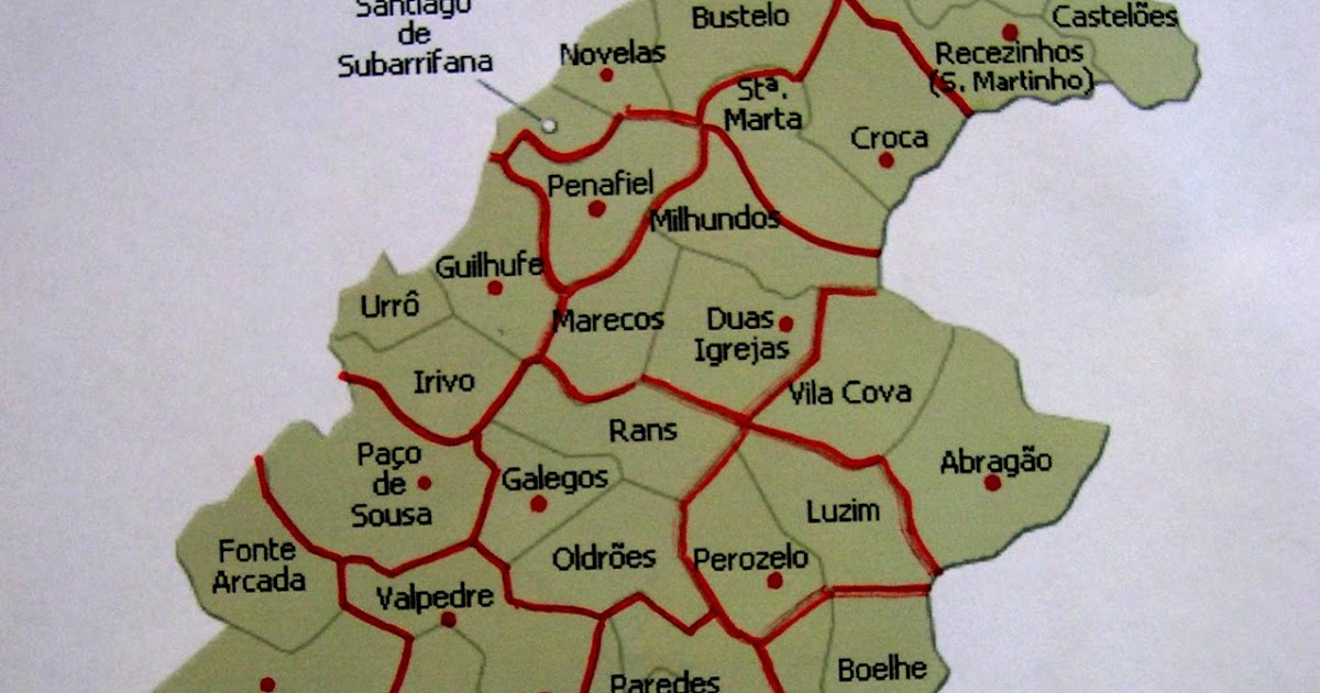 Do alto do Sameiro: O NOVO MAPA DE PENAFIEL...