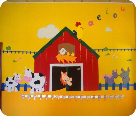 Decoración para salon de clases de granja - Imagui