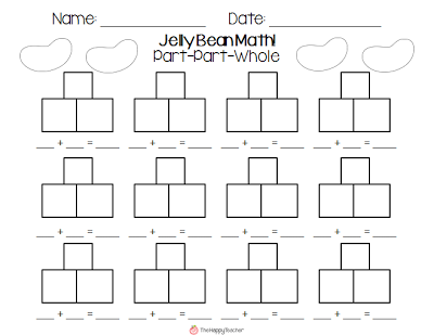 Jelly Bean Math {Addition} | TheHappyTeacher