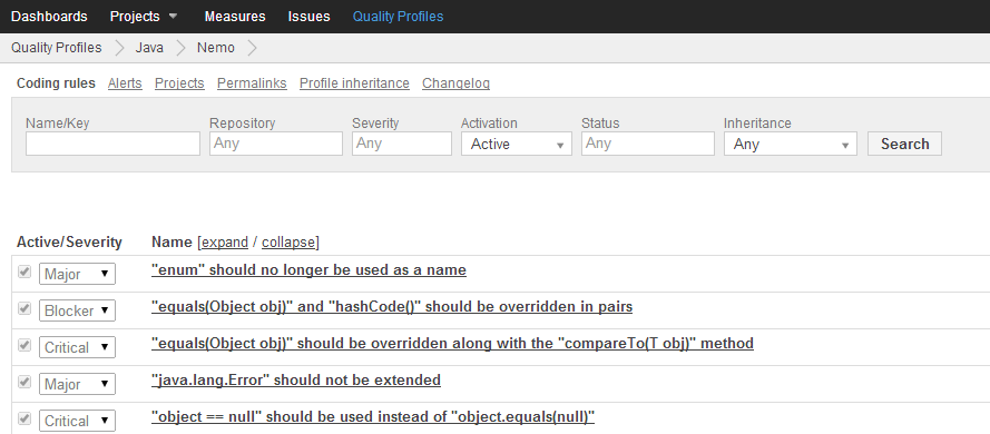 Sonar - Effective code Reviewer - Proedu