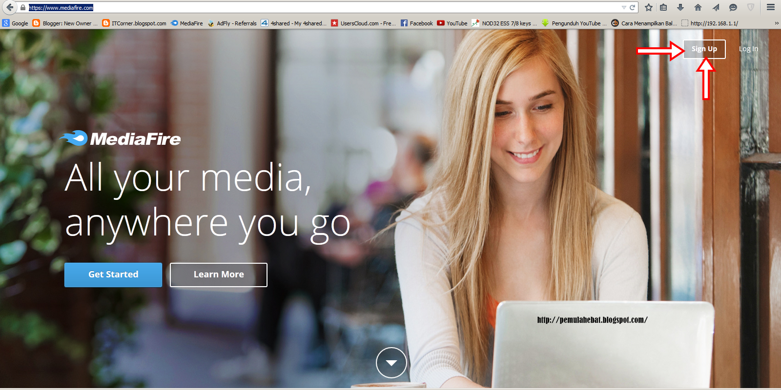 Tutorial Upload File di Mediafire ~ PLANET2501