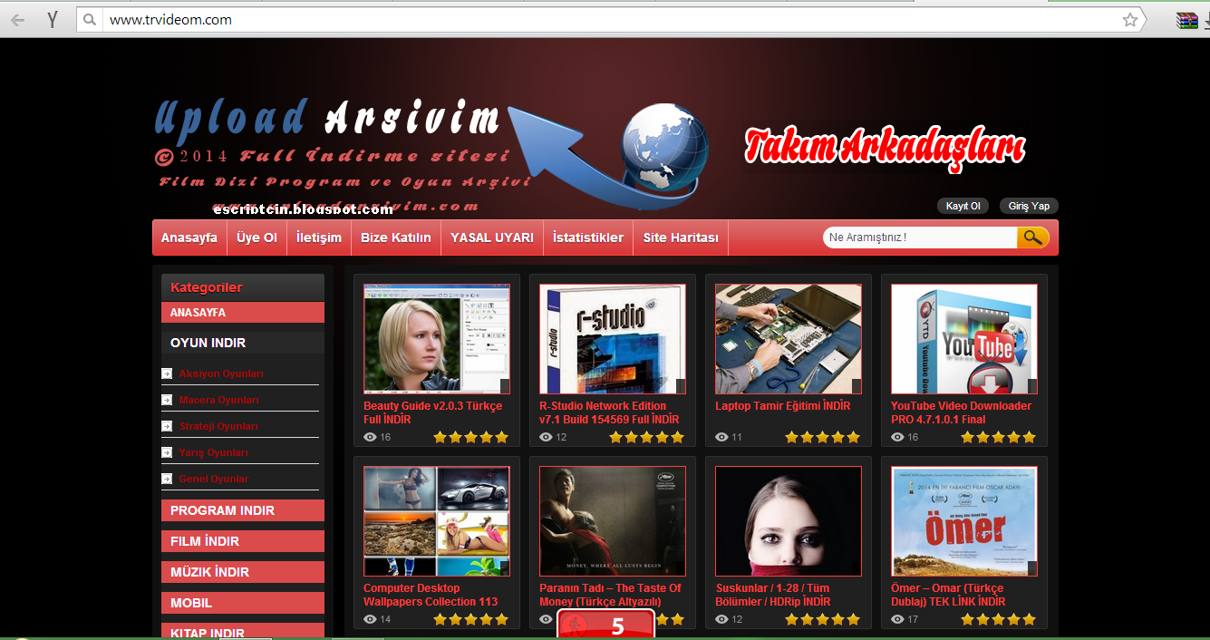 PHP Video İzleme Scripti - Script Hocasi