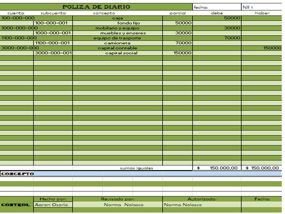 CONTABILIDAD: POLIZAS DE DIARIO, CHEQUE, INGRESO, EGRESO CONTABILIDAD: POLIZAS DE DIARIO, CHEQUE, INGRESO, EGRESO