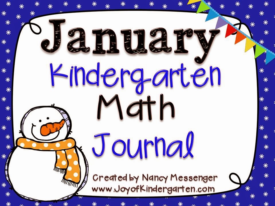 Introducing January Math Journals for Kindergarten