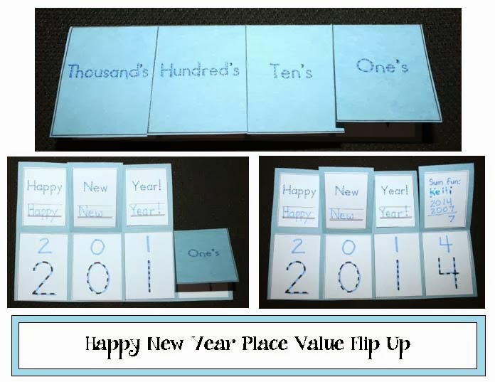 Happy New Year Place Value - Classroom Freebies
