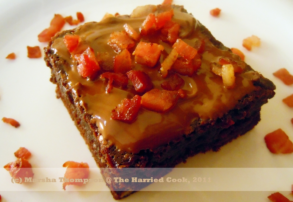 The Harried Cook: Fudgy Bacon Brownies w/ Nutella The Harried Cook: Fudgy Bacon Brownies w/ Nutella
