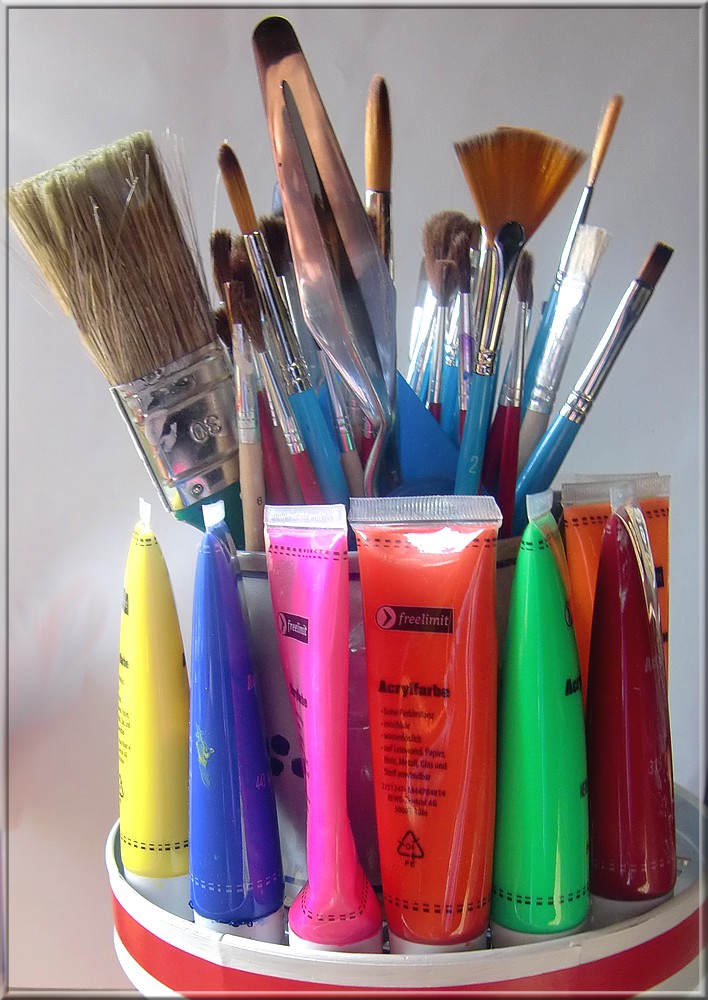dekoretti´s Welt: Mit Pinsel und Acrylfarben ... dekoretti´s Welt: Mit Pinsel und Acrylfarben ...