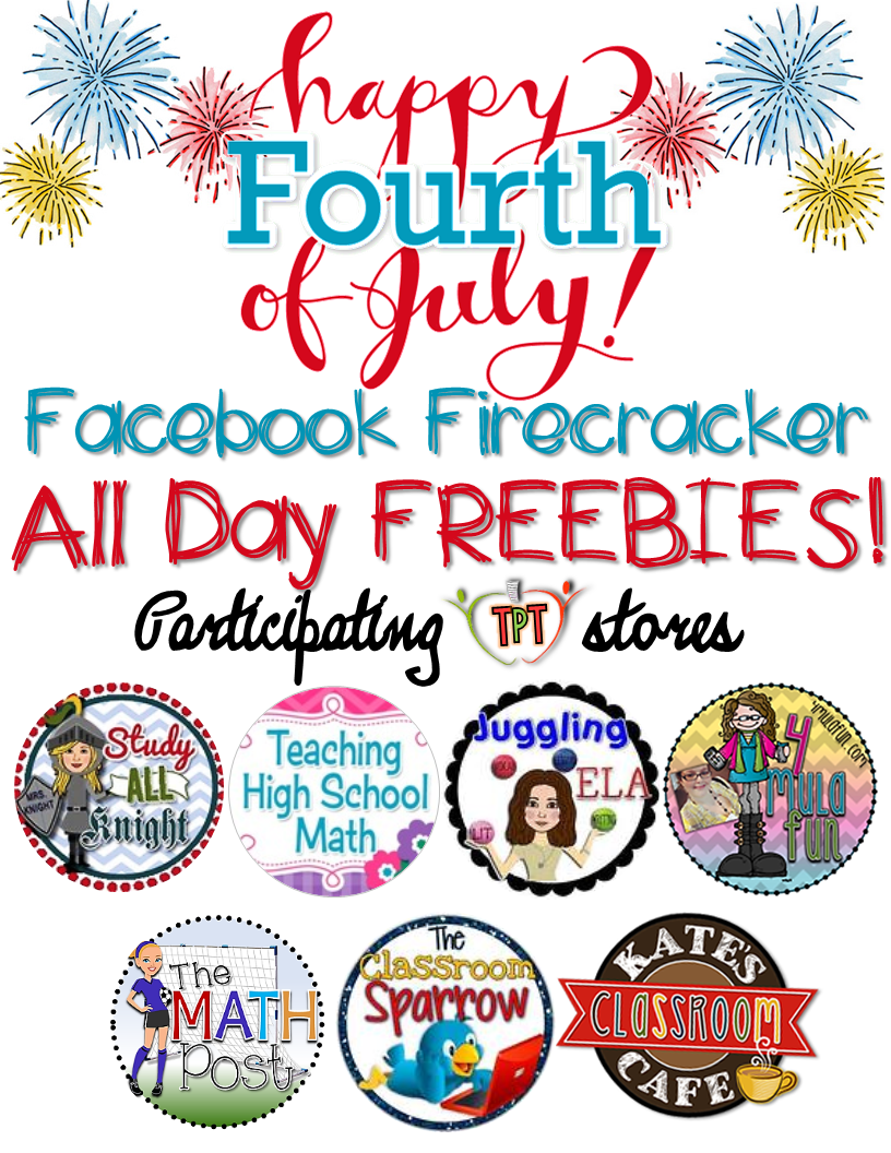 Happy Fourth of July! Facebook Firecracker All Day Freebies! - Study ...