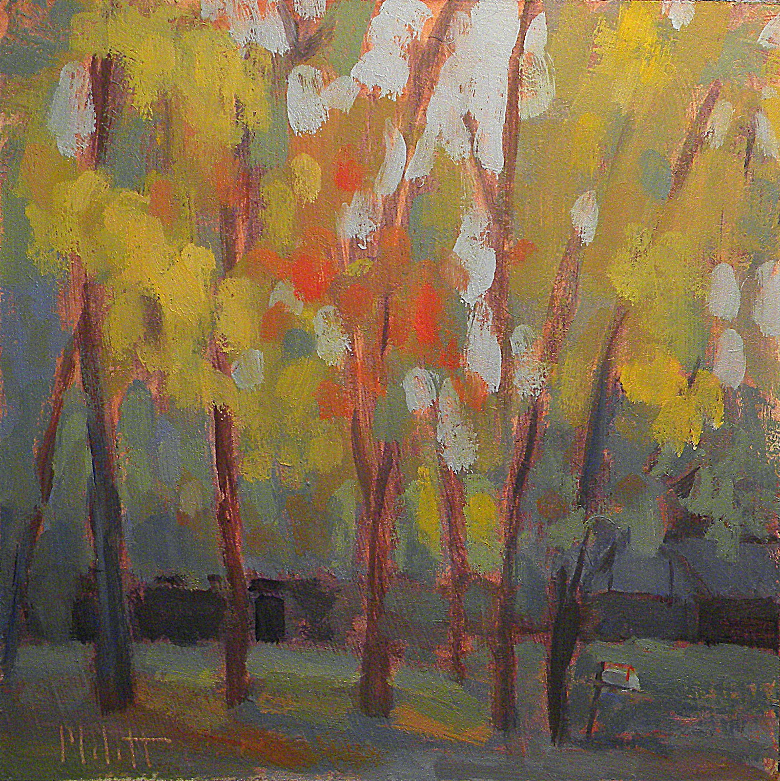 Heidi Malott Original Paintings: Autumn Impressionism Landscape Oil ...