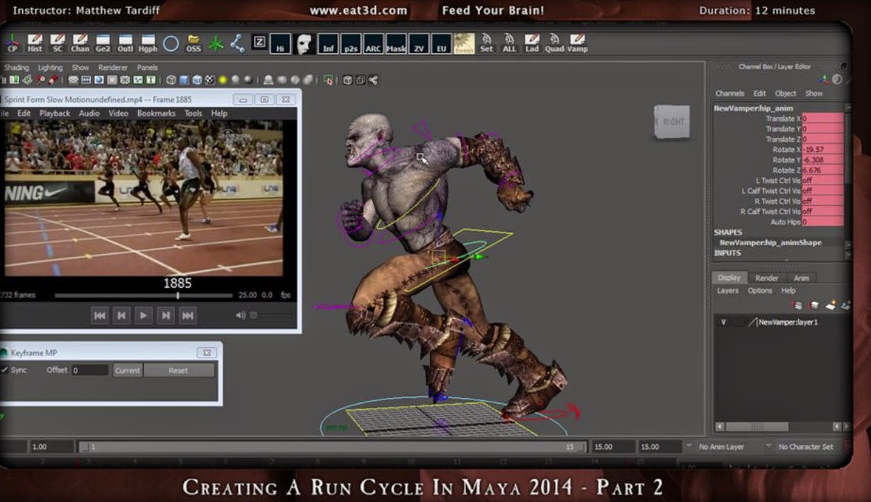 Autodesk maya 2014 tutorial - ovasgtrace