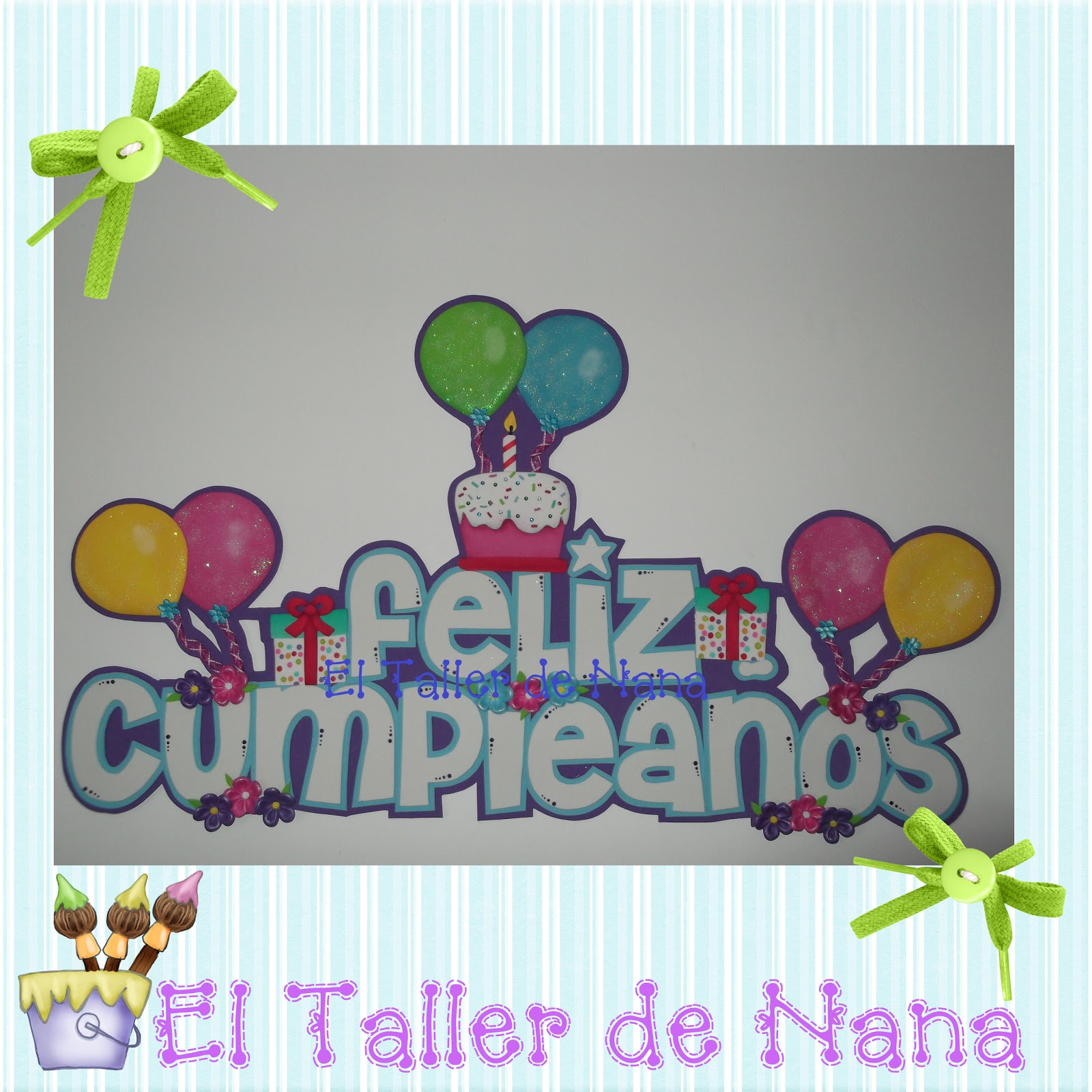 Letras en foami feliz cumpleaños - Imagui