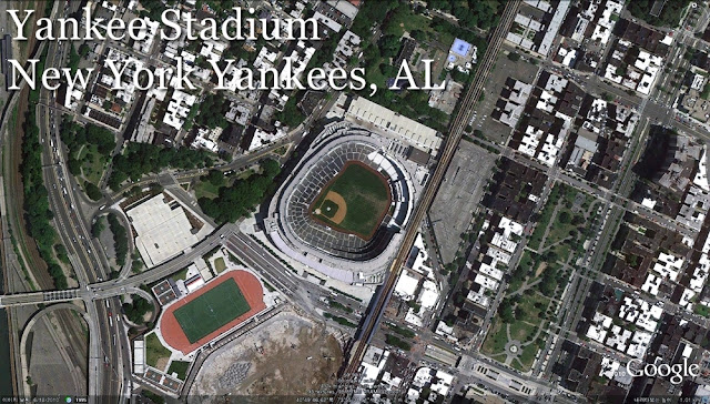 Meaninglessness: MLB Stadiums from Google Earth