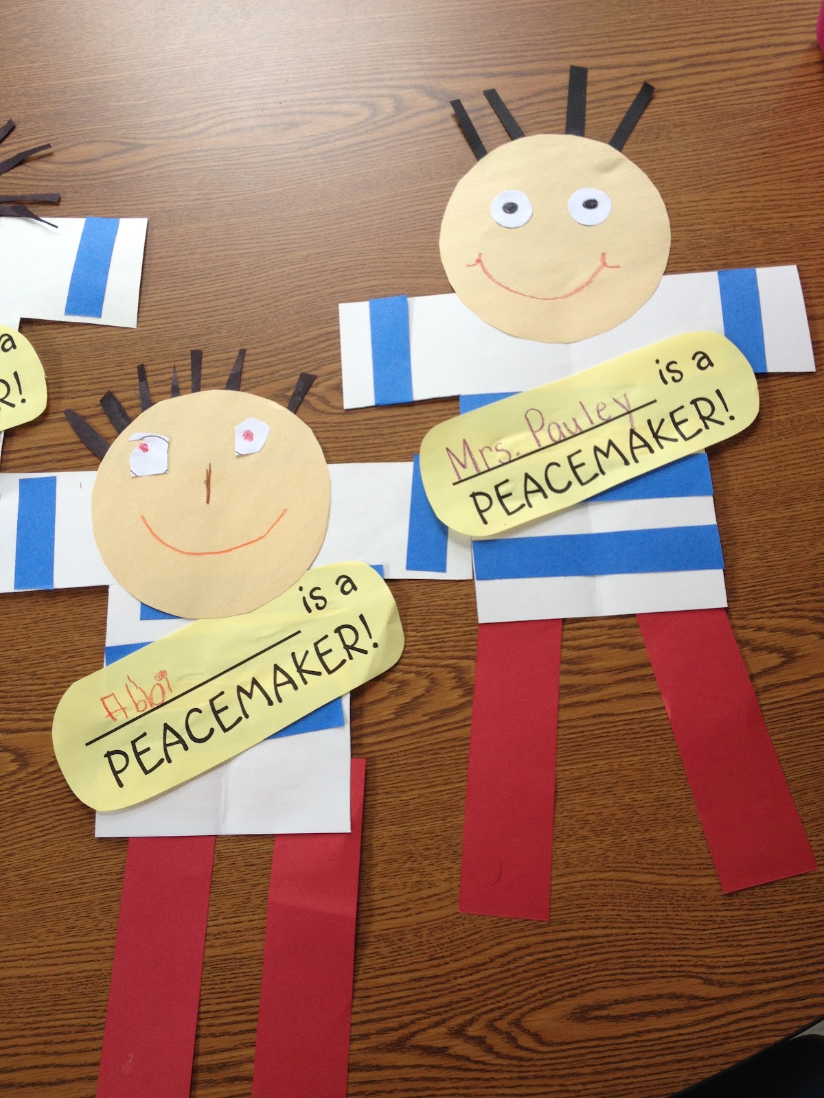 We are Peacemakers! - Mrs. Pauley's Kindergarten