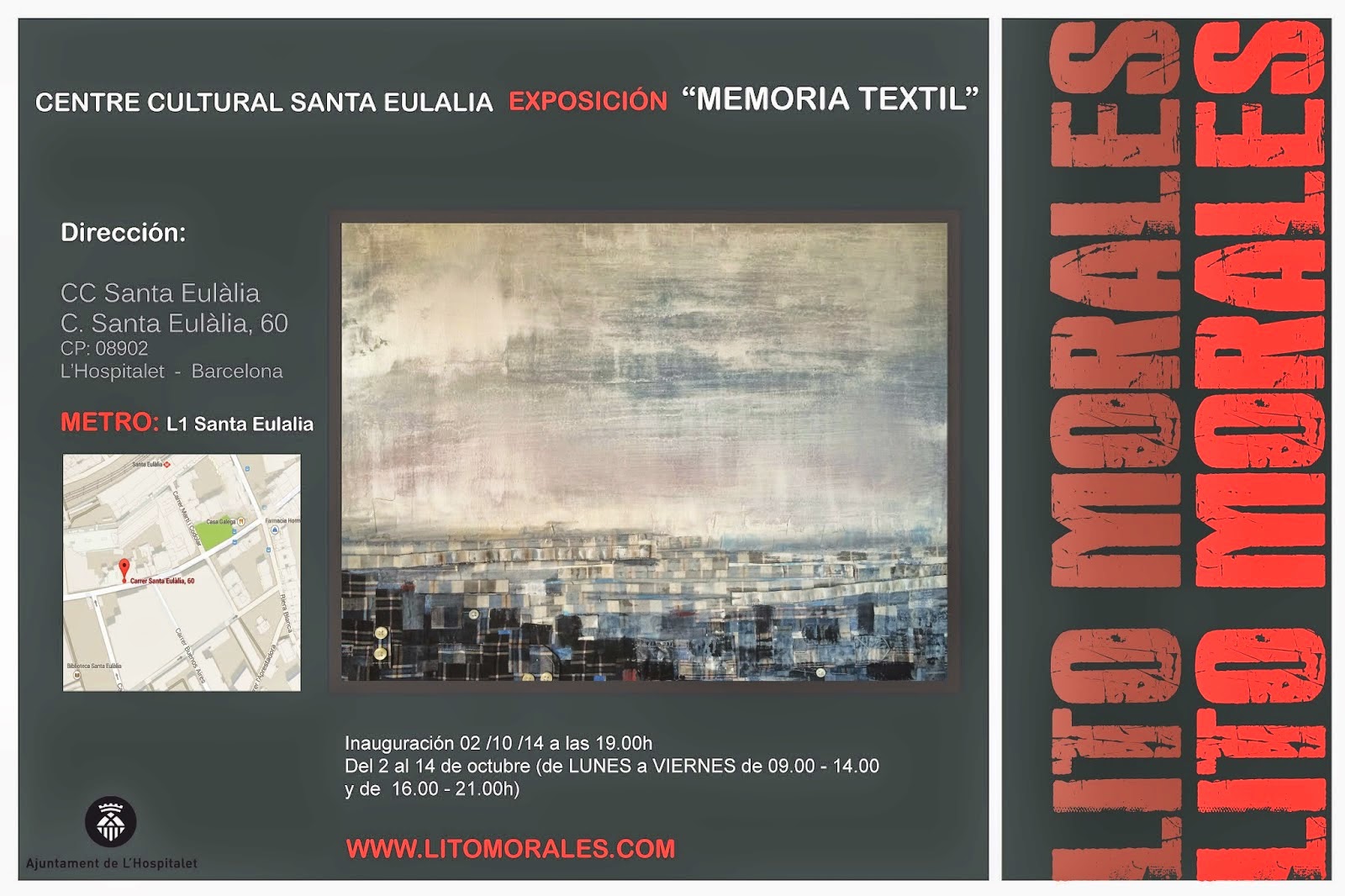 EXPOSICIÓ: «Memoria Textil» de Lito Morales – Facultat de Belles Arts