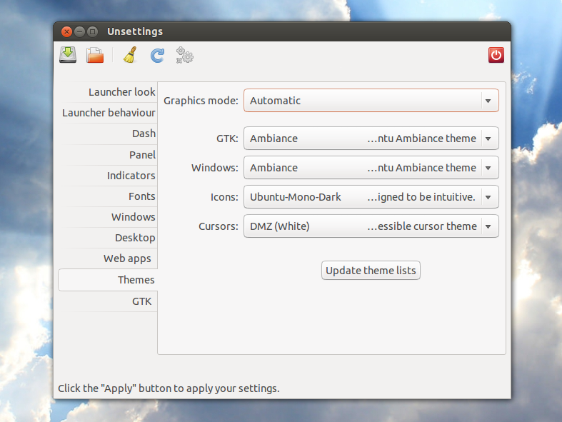 Tweak Unity With Unsettings 0.08, Now With Ubuntu 12.10 Support ~ Web Upd8: Ubuntu / Linux blog