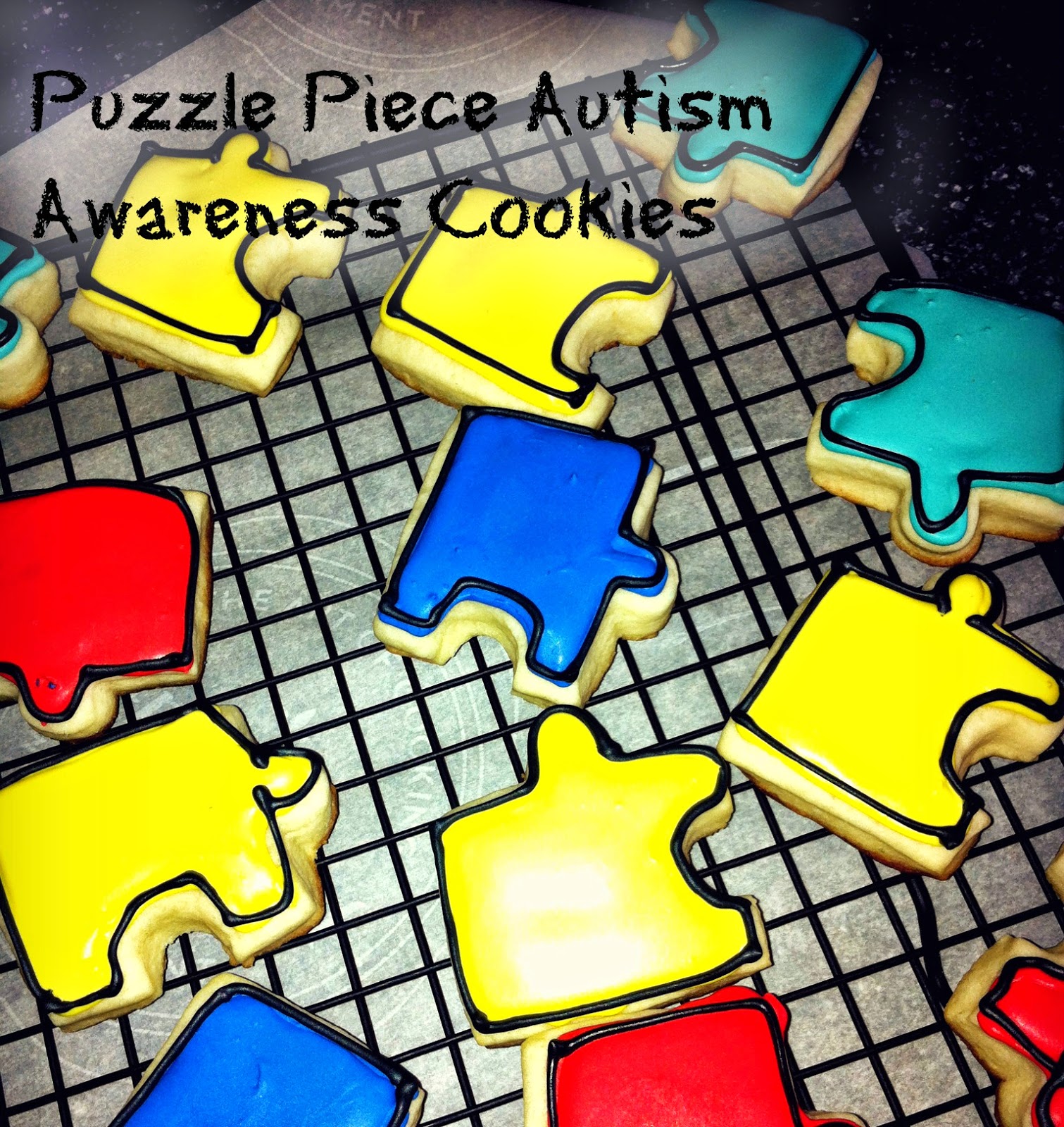 Feeding My Addiction Puzzle Piece Autism Awareness Cookies feeding-my-addiction-puzzle-piece-autism-awareness-cookies