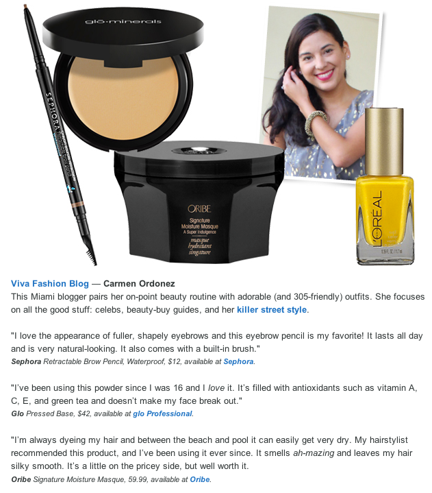 My Beauty Must-Haves Featured on Refinery29 | Viva Fashion My Beauty Must-Haves Featured on Refinery29 | Viva Fashion