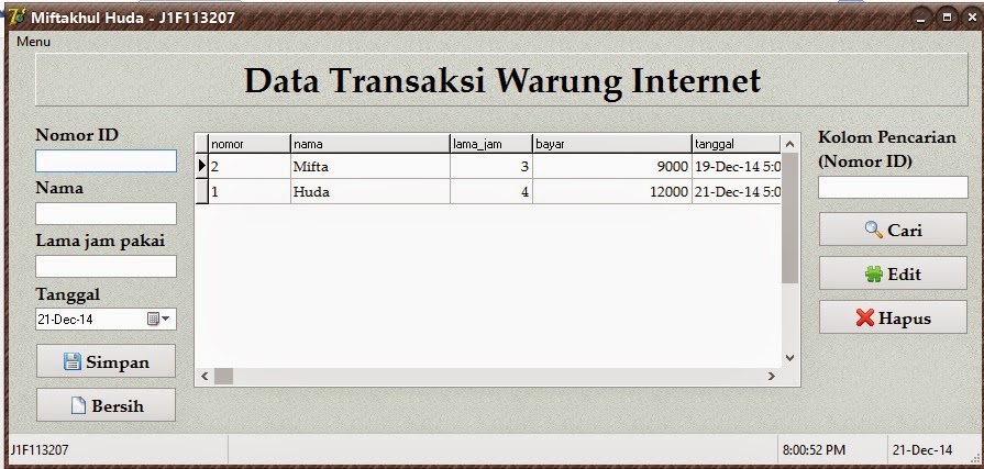 ILMU KOMPUTER: Program Database Delphi ILMU KOMPUTER: Program Database Delphi