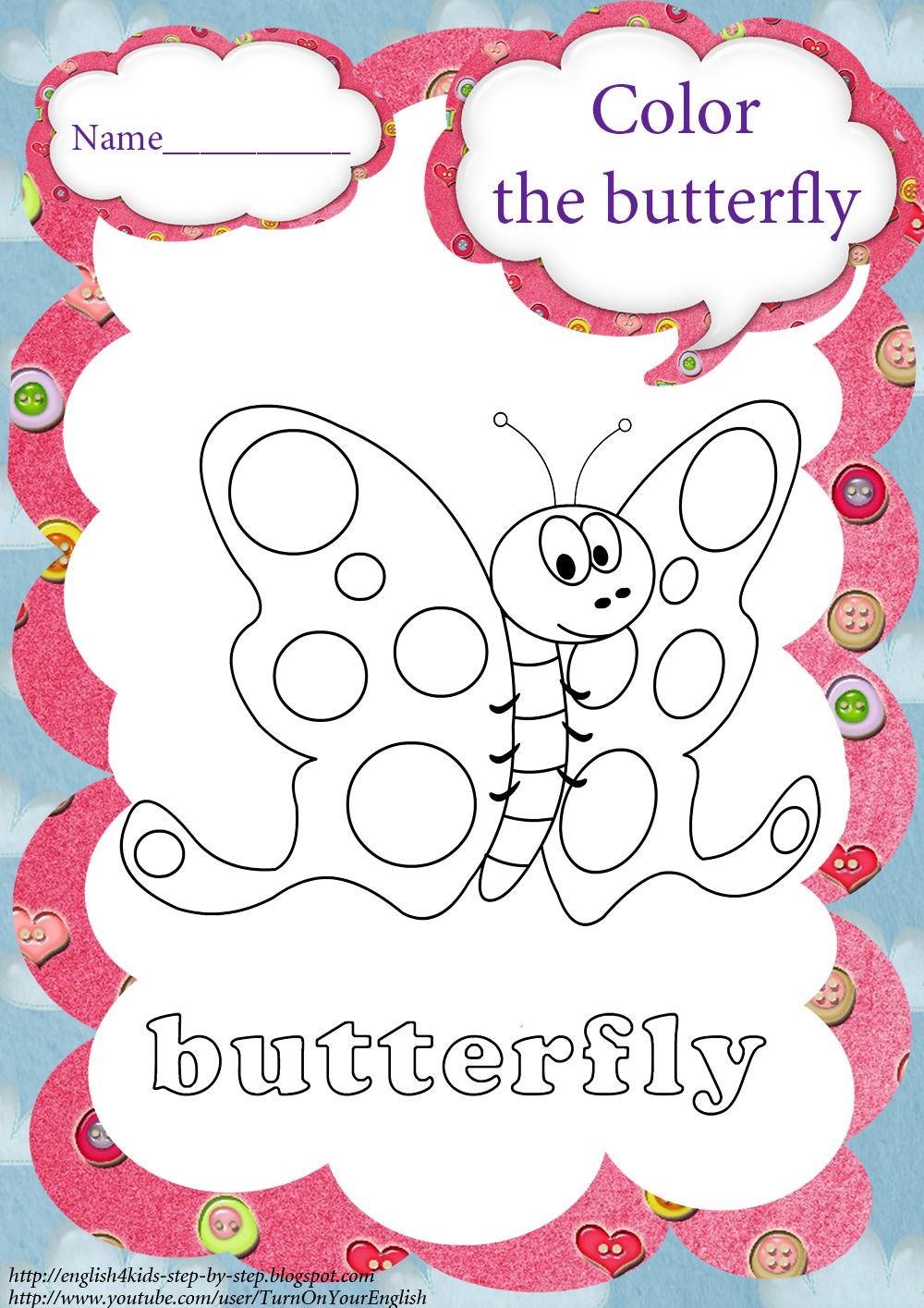 Butterfly Song Coloring Pages And Worksheets butterfly-song-coloring-pages-and-worksheets