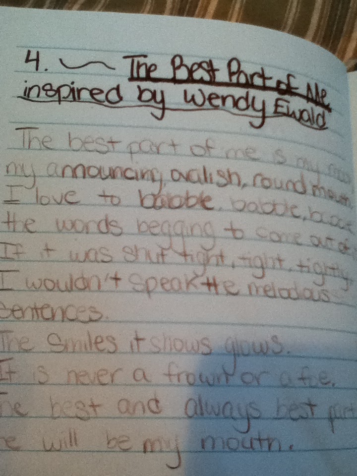 Poem & Quotes: The Best Part of Me- inspired by Wendy Ewald