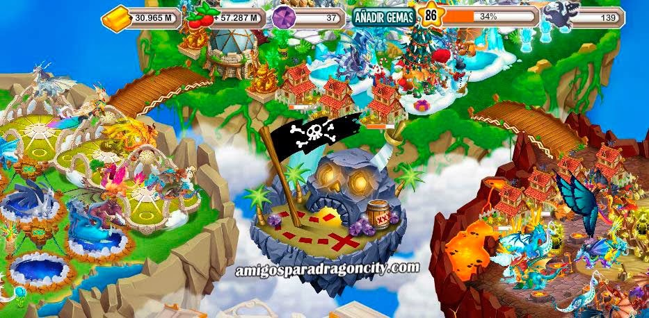 La Isla Pirata De Dragon City | Amigos Para Dragon City