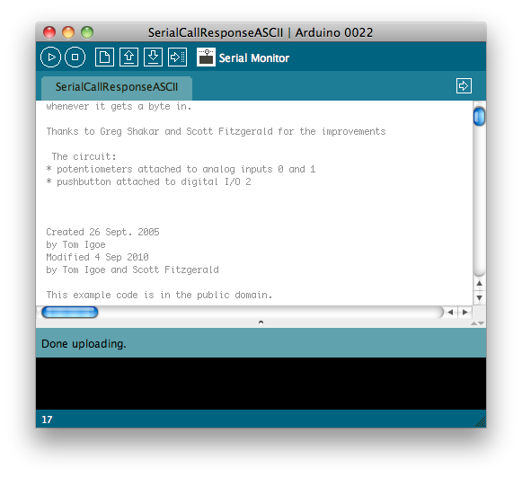 TETRASTYLE-dev-BLOG: Arduino シリアル通信