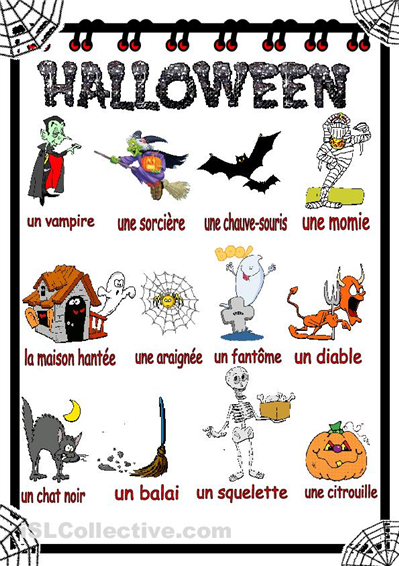 INTERFLE: Vocabulaire d'Halloween