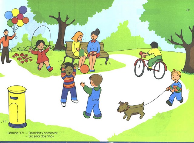 Paisajes con niños jugando - Imagui
