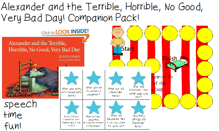 Alexander and the Terrible, Horrible, No Good, Very Bad Day! Companion ...