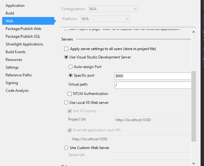 Localhost PortNumber Issue ASP NET C localhost-portnumber-issue-asp-net-c