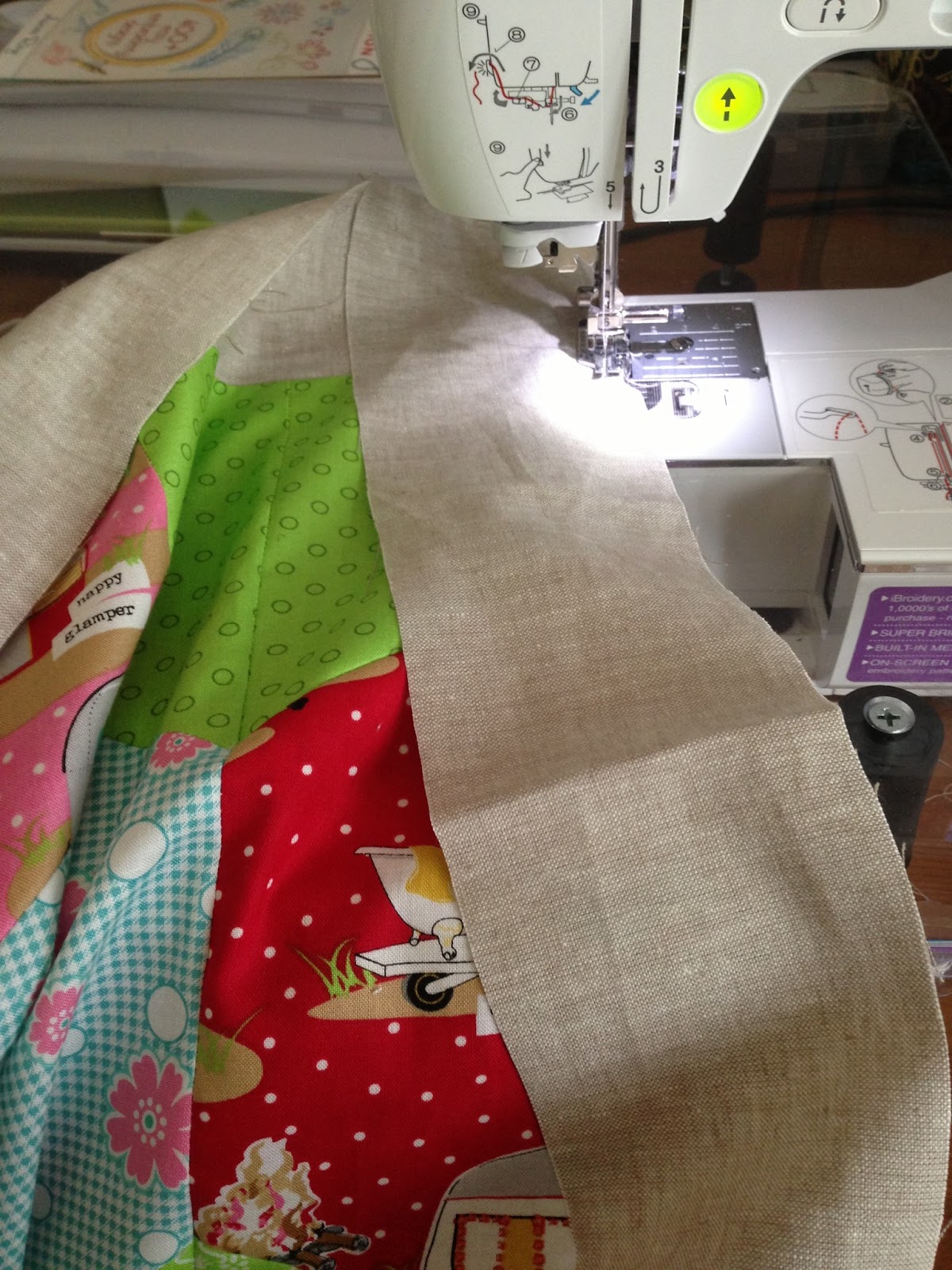 glamping half-hexie quilt tutorial