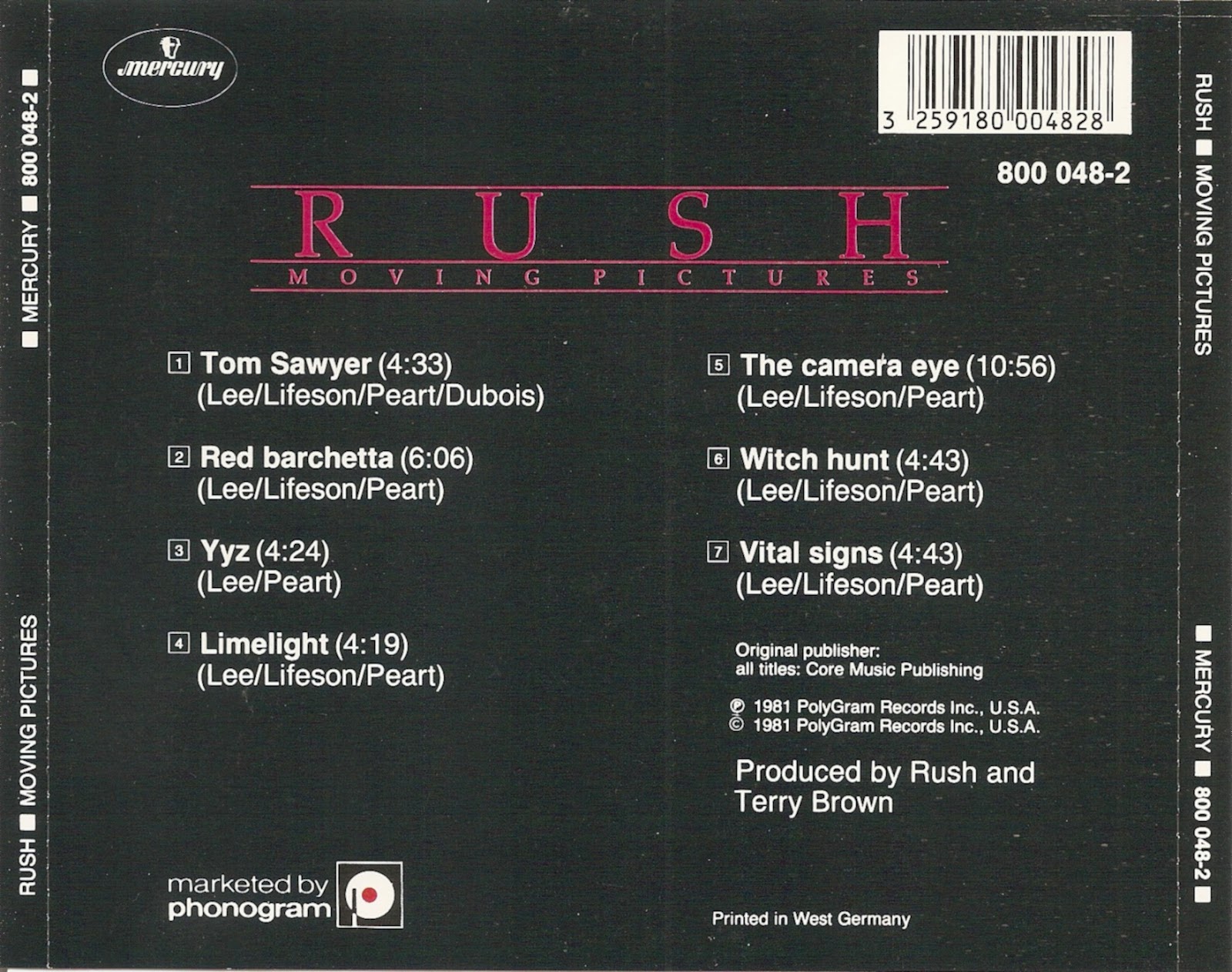 The First Pressing CD Collection: Rush - Moving Pictures The First Pressing CD Collection: Rush - Moving Pictures