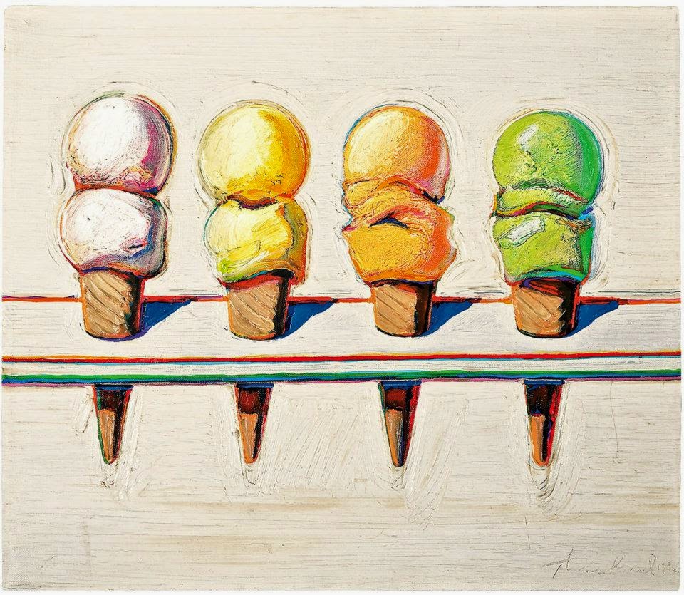 En las alas del arte: Wayne Thiebaud (American, 1920-)