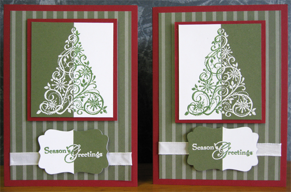 Split Negative Christmas Cards - Tina's Creative Studio