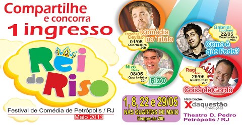 Agenda Petrópolis Oficial: Rei do Riso