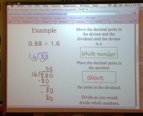 Middle School Math Rules!: Decimal Operations Foldable