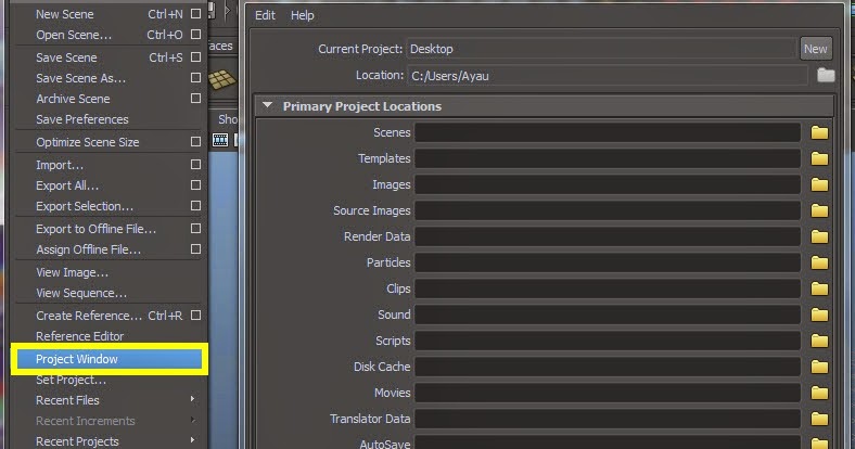 Maya Project Setting : Maya專案的設定與使用觀念