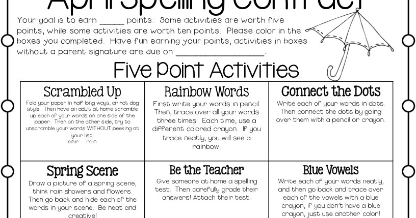 Fourth and Ten: April Spelling Contract