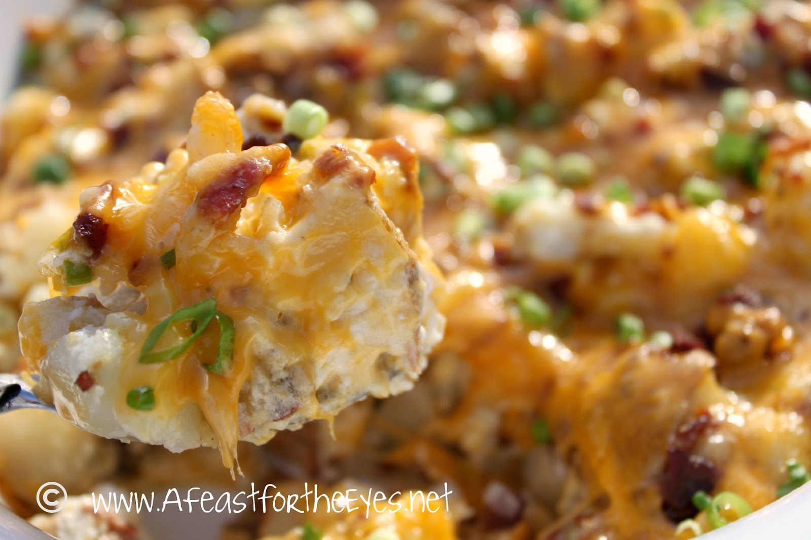 The Best Fully-Loaded Twice Baked Potato Casserole - A Feast For The Eyes