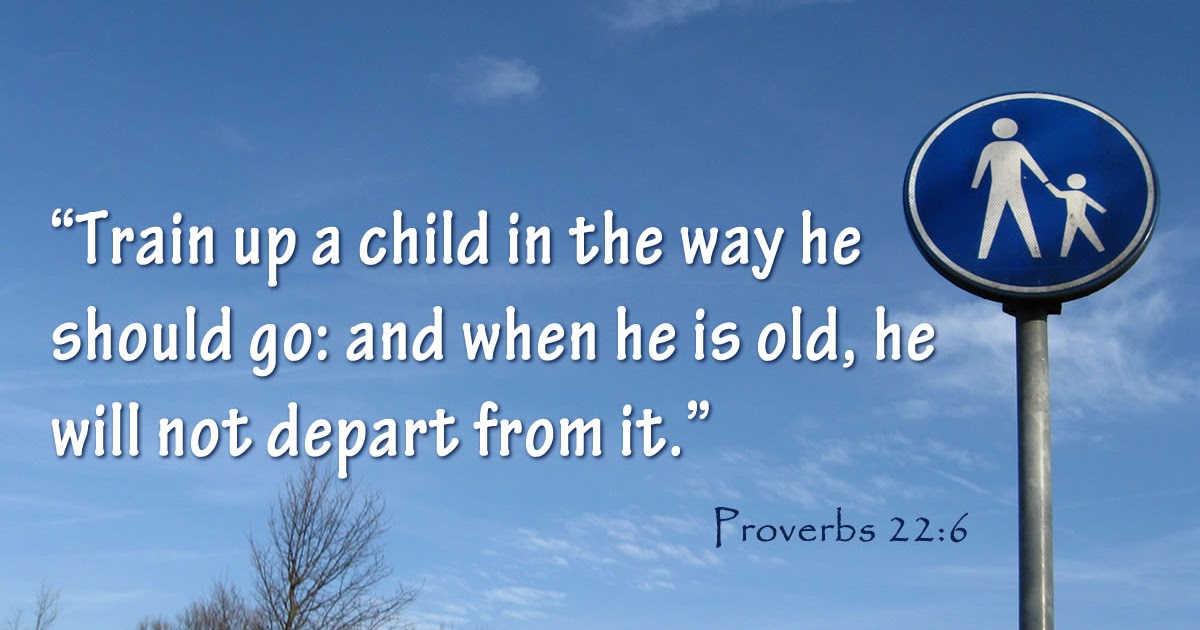 Train up a child in the way he should go - Free Bible Desktop Verse ...