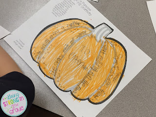 Going Strong in 2nd Grade: Pumpkin Week!!