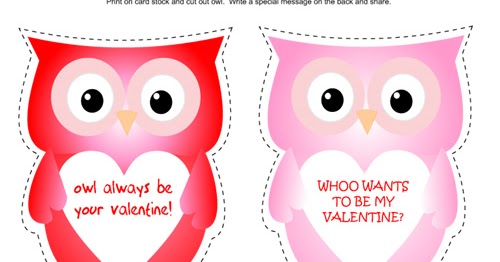 My Owl Barn: Valentine Owl Printables