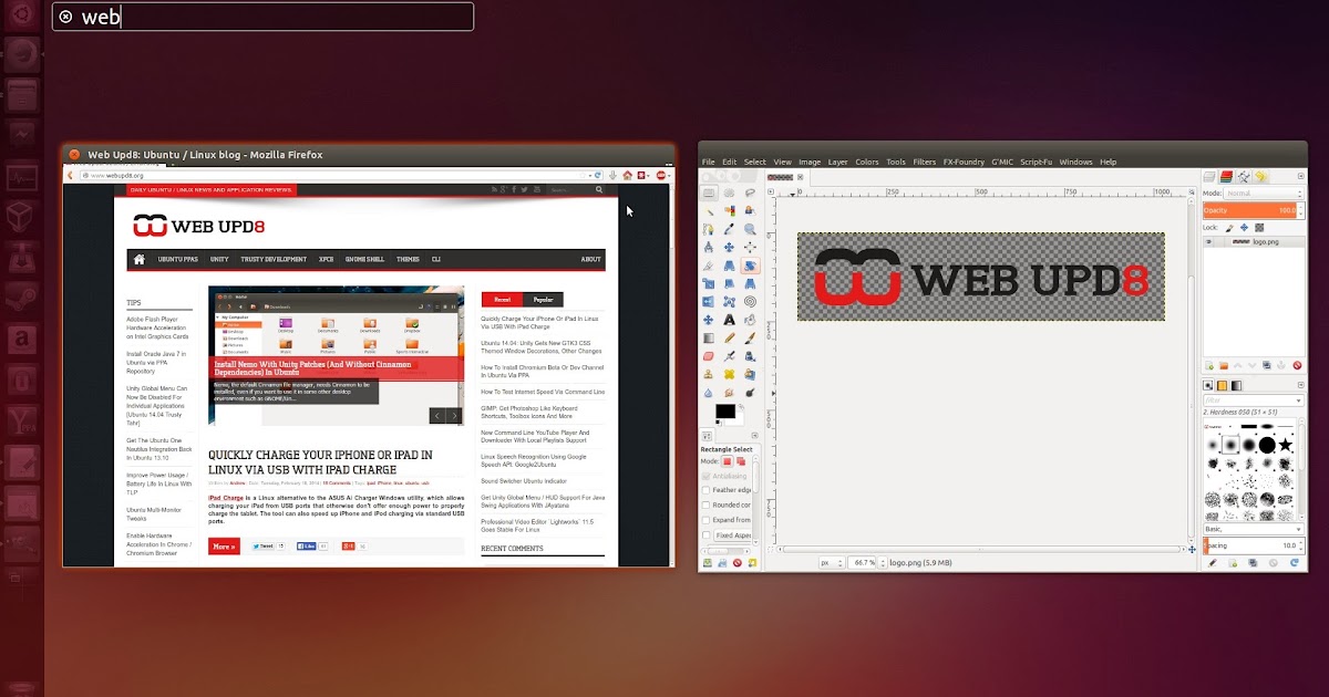 Unity Spread Gets Support For Filtering Windows By Title, Live Window Resize [Ubuntu 14.04 ...