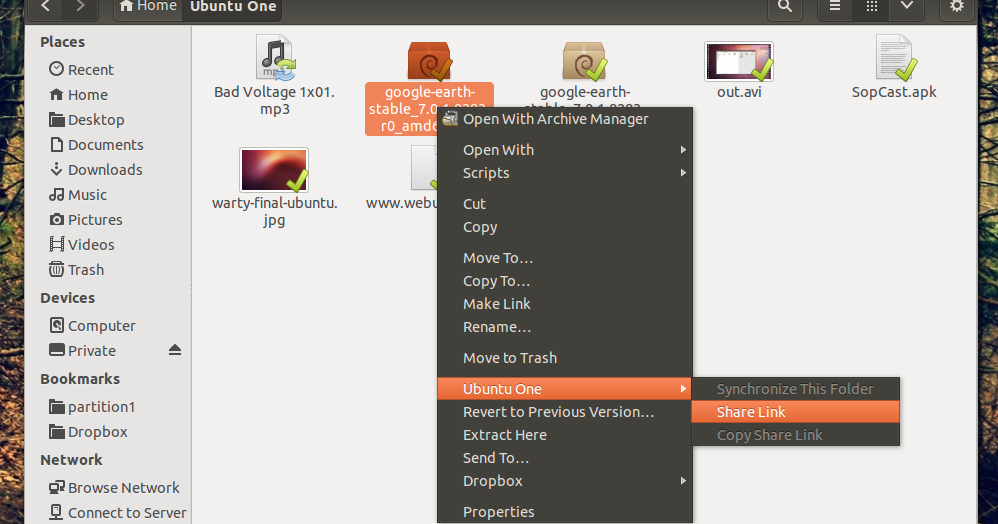 Get The Ubuntu One Nautilus Integration Back In Ubuntu 13.10 ~ Web Upd8: Ubuntu / Linux blog