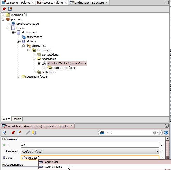 Adf Tree Table Example at Phillip Pusey blog