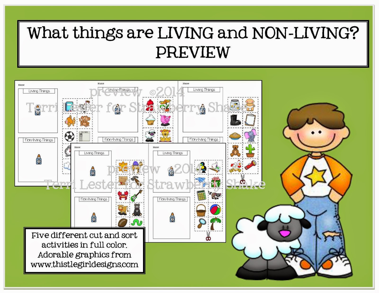 Living Things Coloring Pages