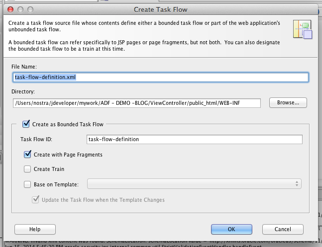 Nostra Technology: ADF - Passing parameter di task flow Nostra Technology: ADF - Passing parameter di task flow