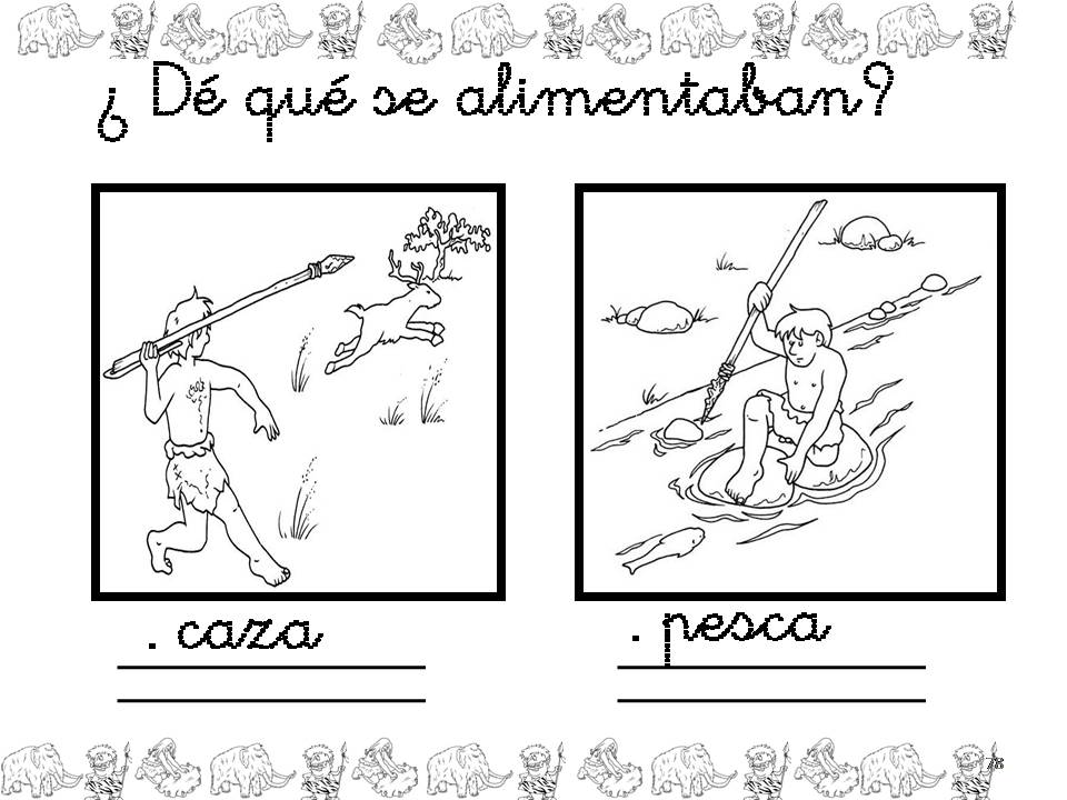 clase de infantil: FICHAS DE LA PREHISTORIA clase de infantil: FICHAS DE LA PREHISTORIA